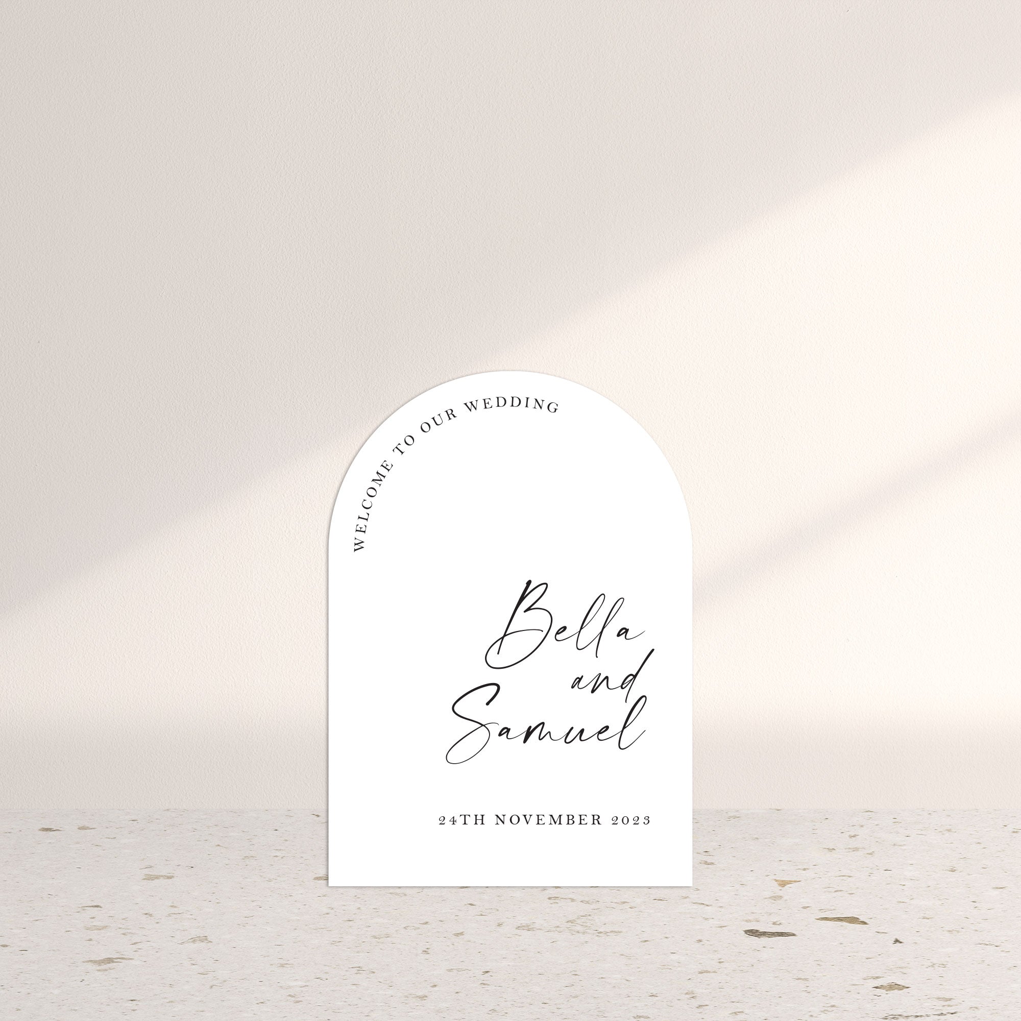 BELLA Welcome Sign – Ivory & Ink Weddings