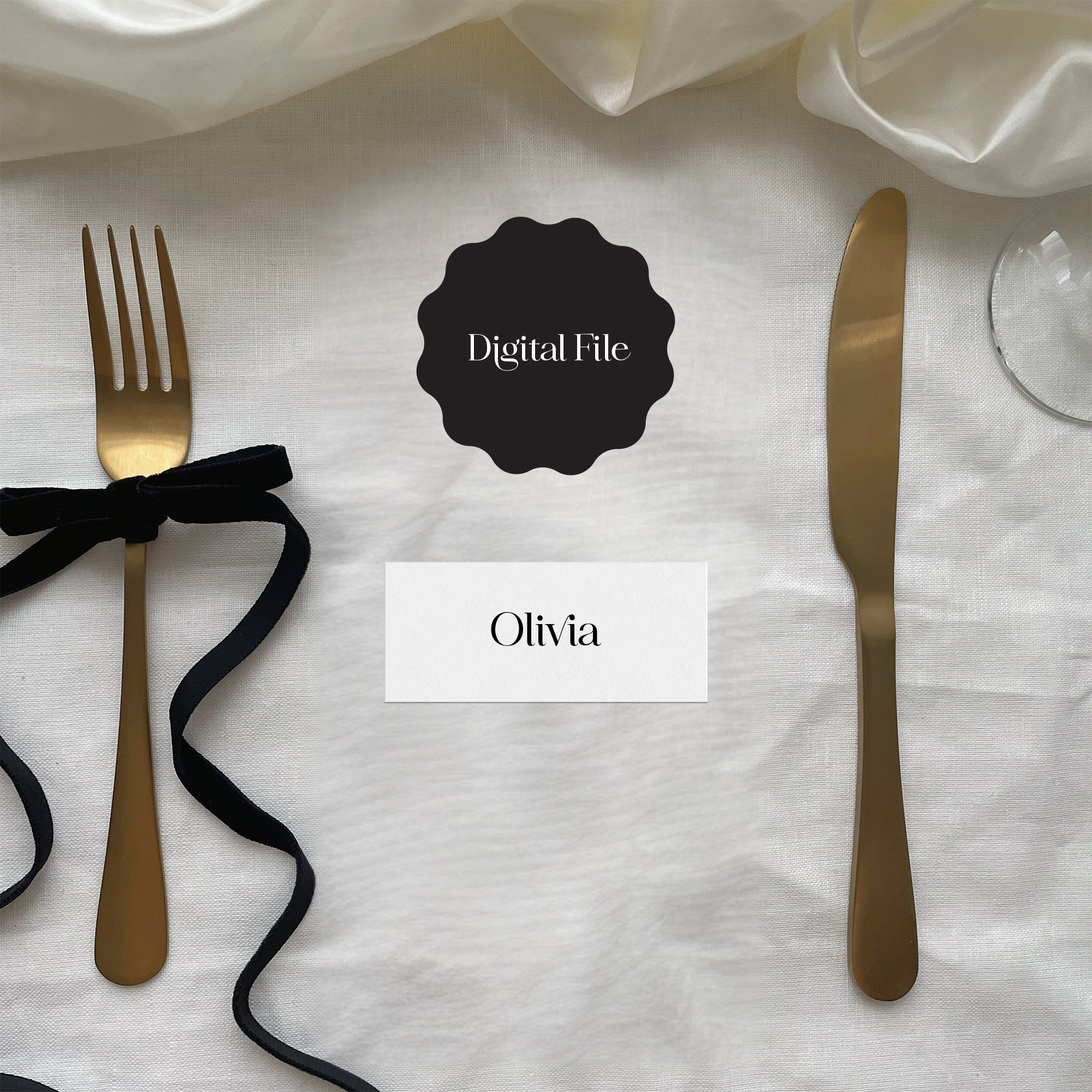 Digital Place Cards – Ivory & Ink Weddings