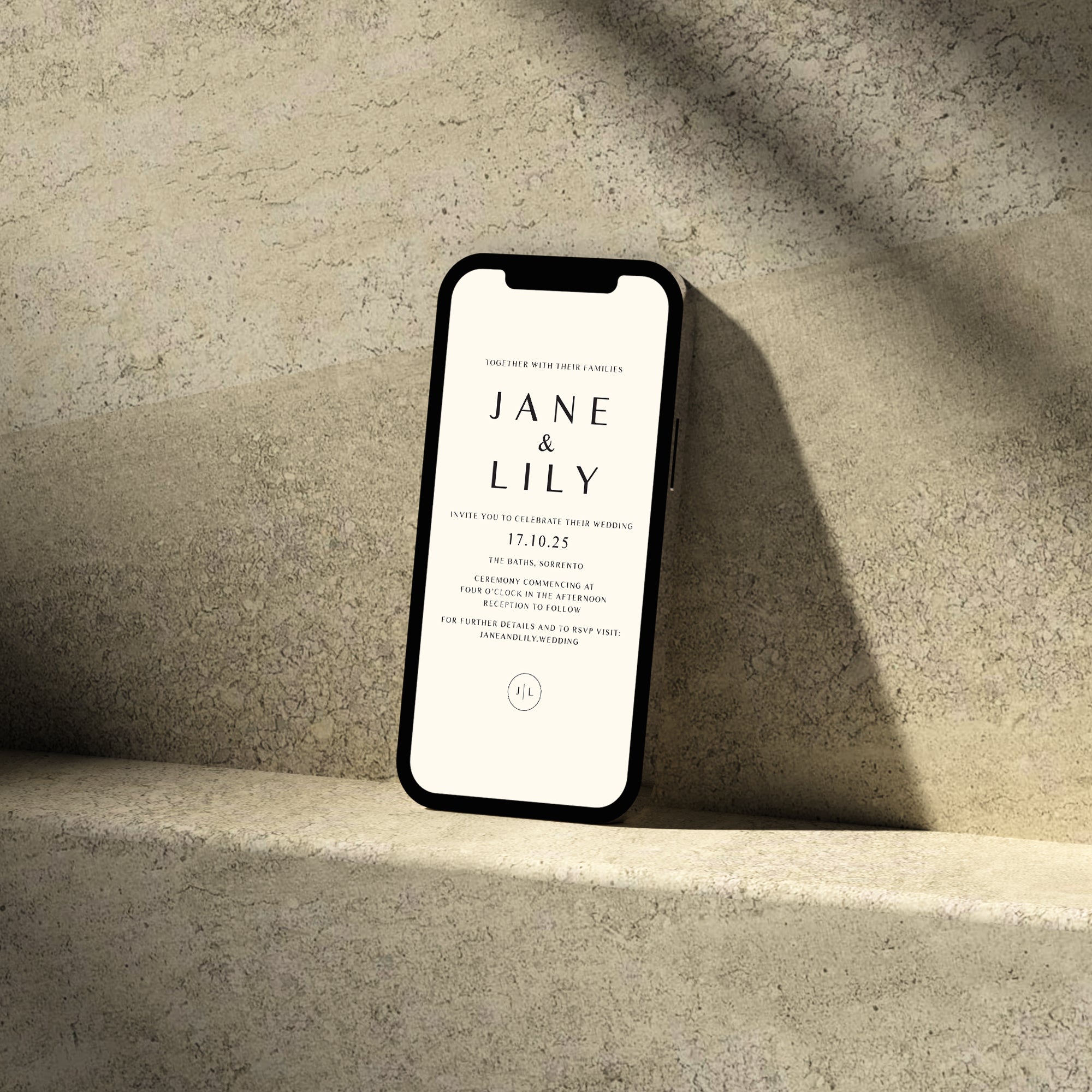 Custom Digital Wedding Invitations | Ivory & Ink Weddings