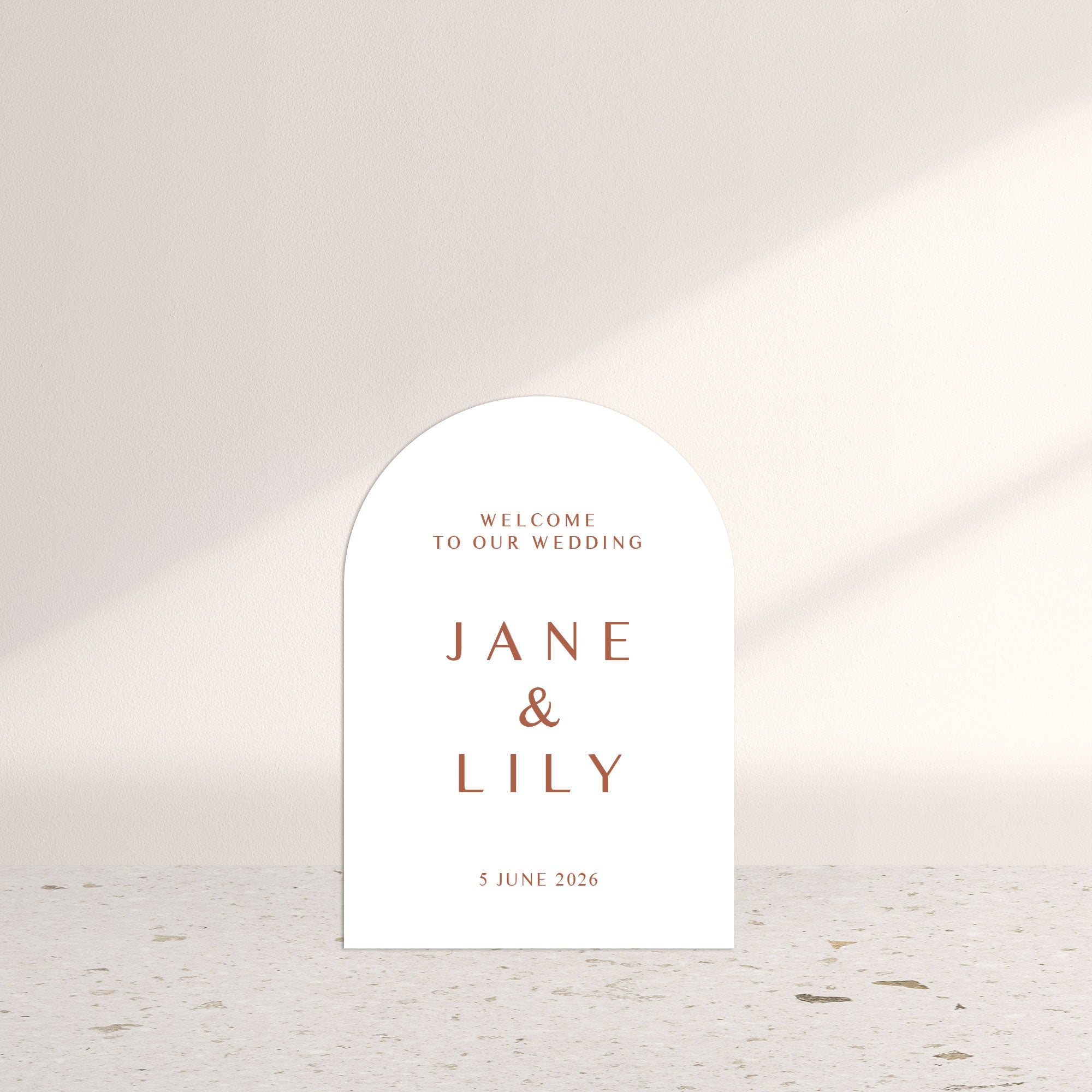 JANE Welcome Sign – Ivory & Ink Weddings