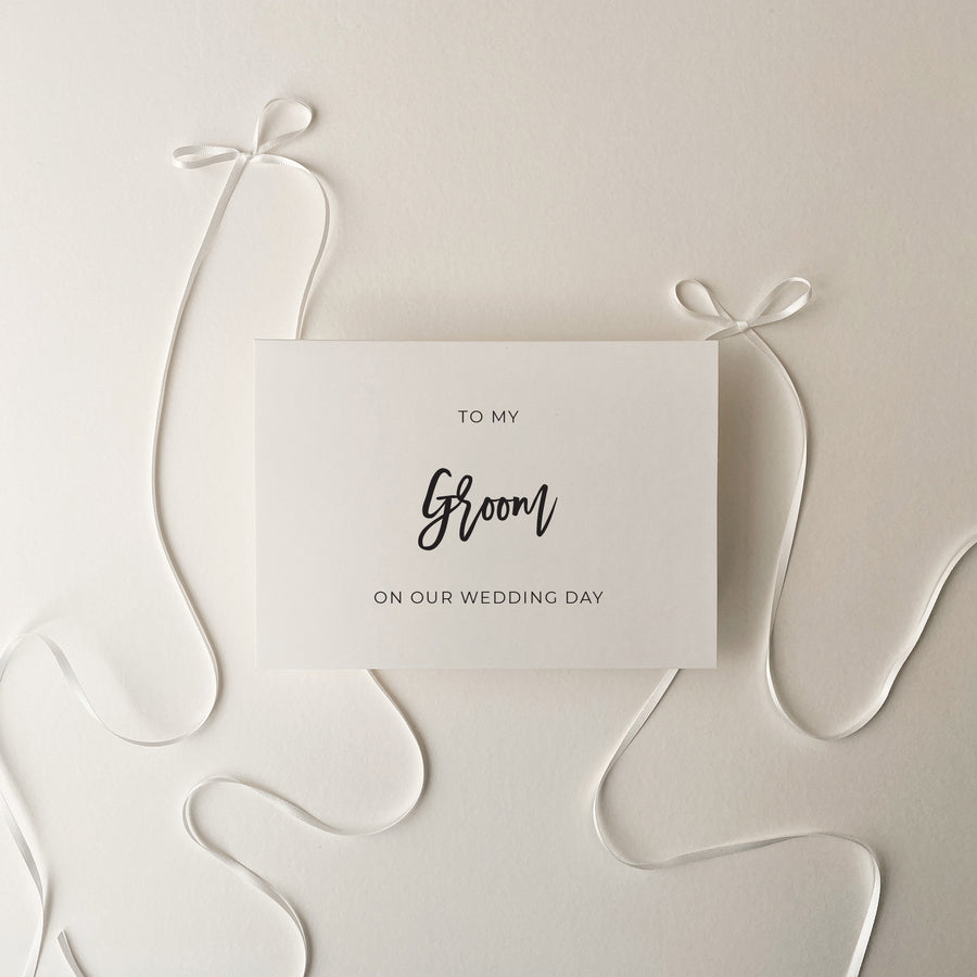 To My Groom – Ivory & Ink Weddings
